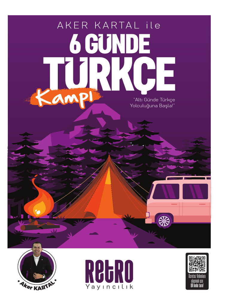 6 Gunde Turkce Kamp Kitabi Aker Kartal Ornek Sayfalar | PDF