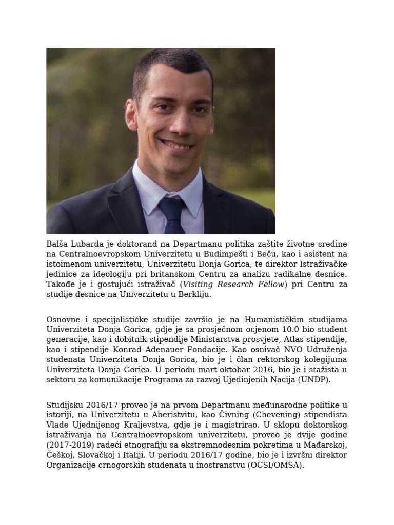 BE Lubarda - Biografija | PDF