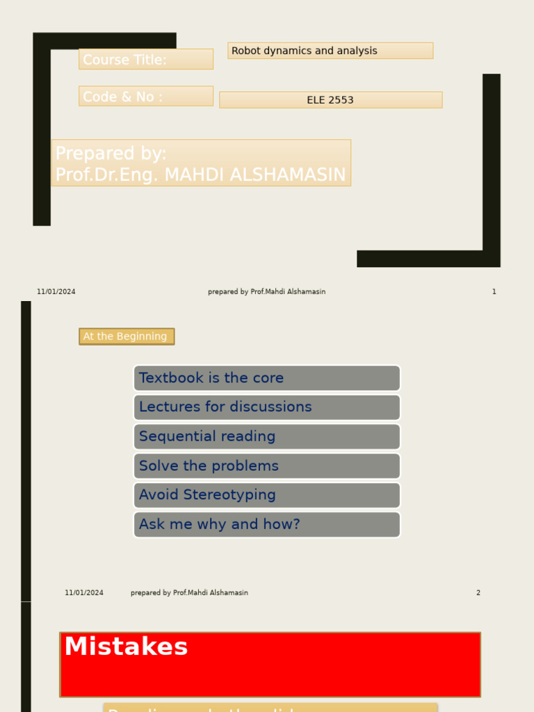 Chapter 1, Introduction To Robotics | PDF | Robot | Robotics