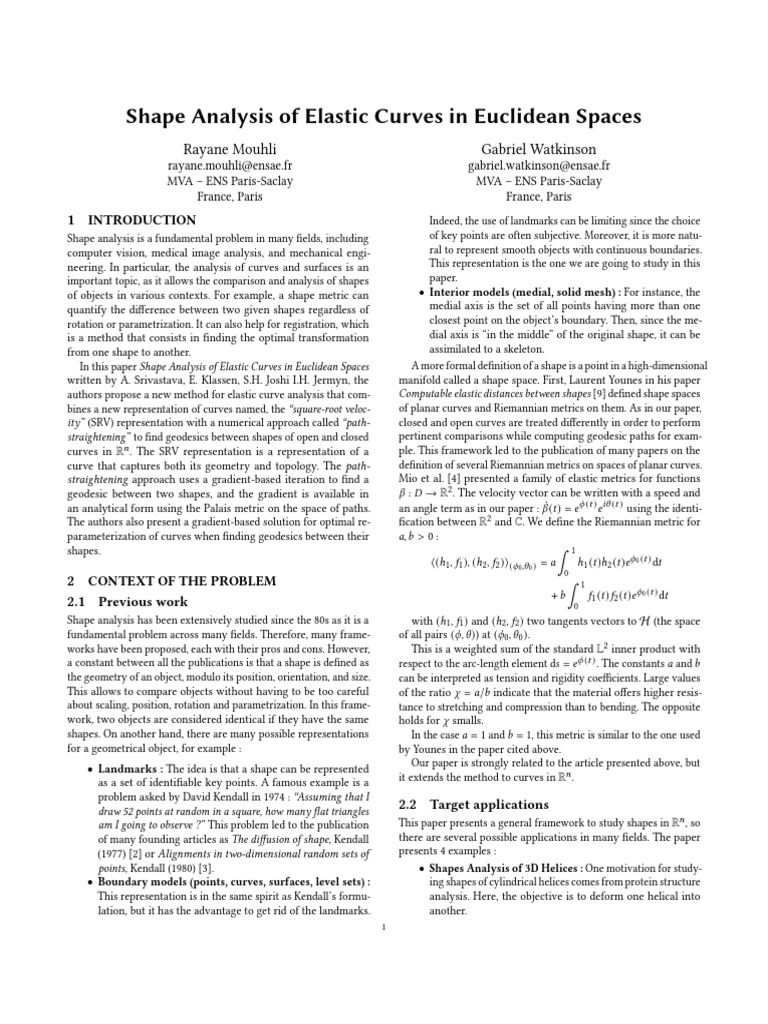 Geometric Data Analysis | PDF | Mathematical Analysis | Mathematical Concepts