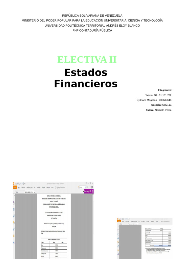 Hoja de Trabajo - Electiva II | PDF | Depreciación | Contabilidad