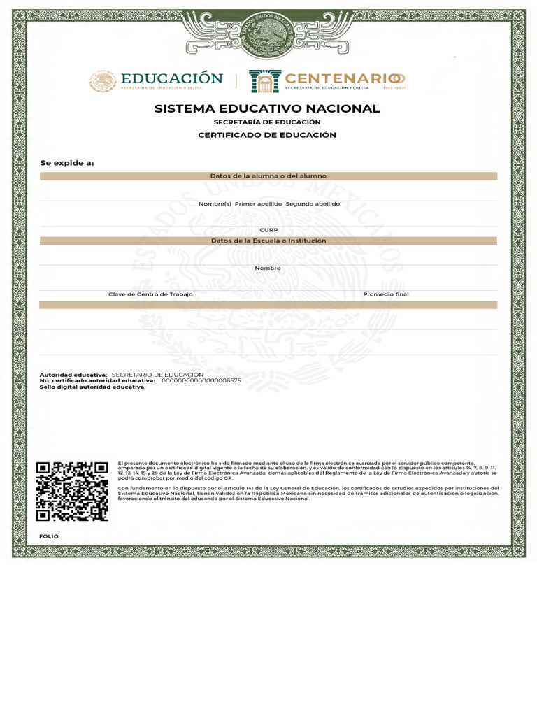 Certificado de Prepa en Linea | PDF