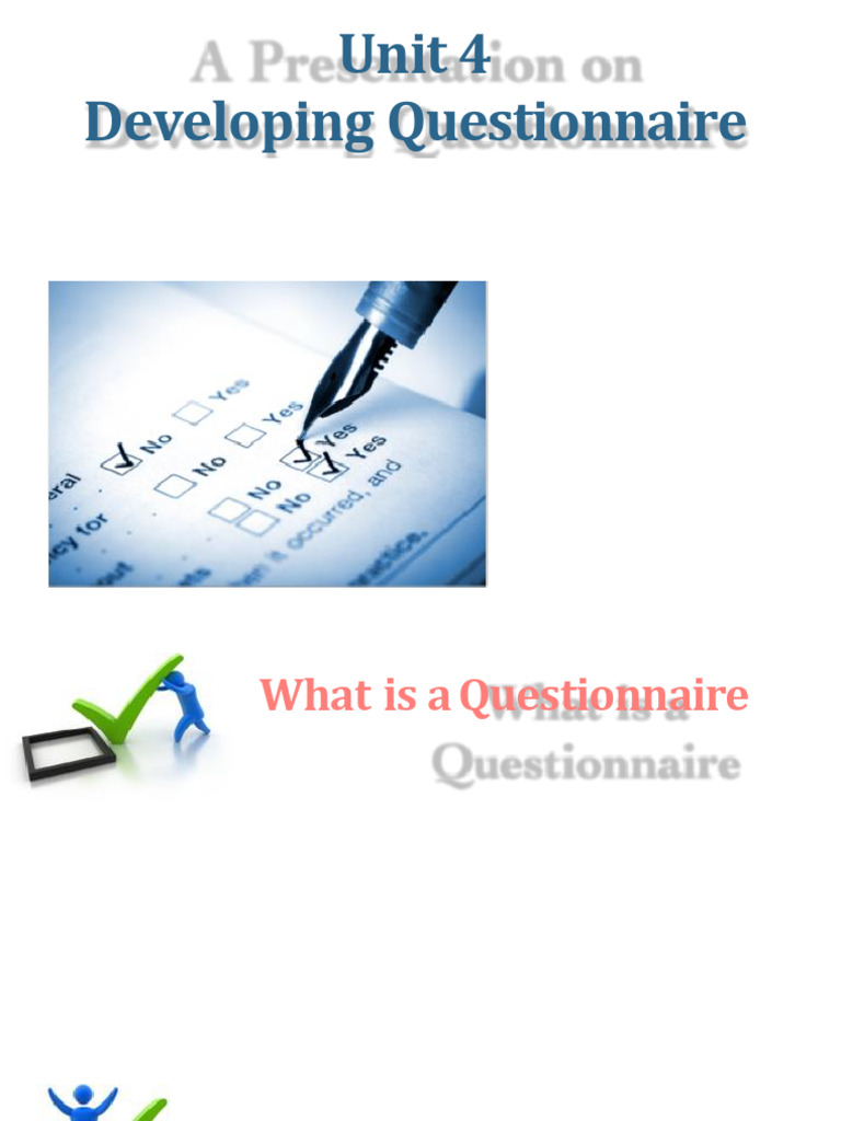 Measuring Public Opinion - Unit 4 Designing Questionnaire P1 | PDF ...