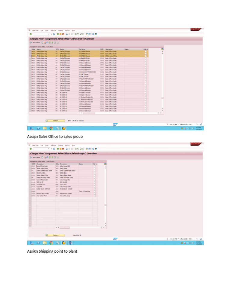 Assign Sales Office To Sales Group | PDF | Computers