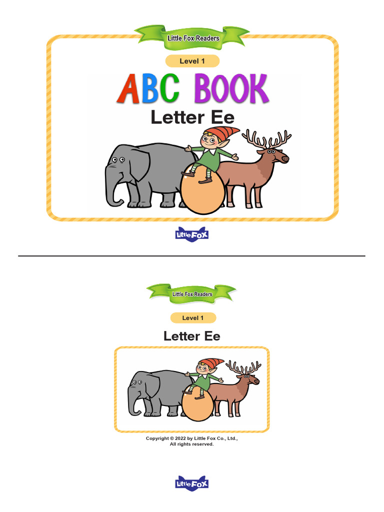 ABC Book - Letter Ee | PDF