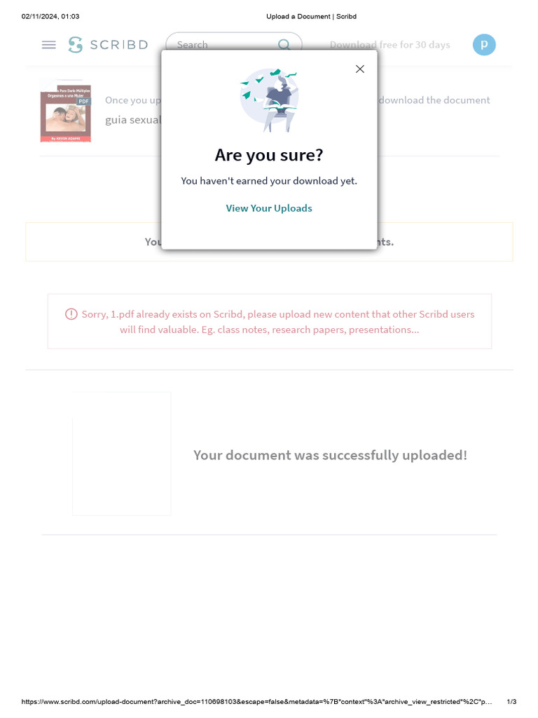 Are You Sure?: Guia Sexual | PDF | Scribd | Software