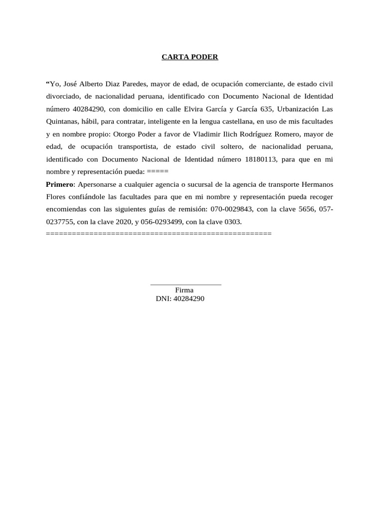 Poder Simple | PDF | Derecho