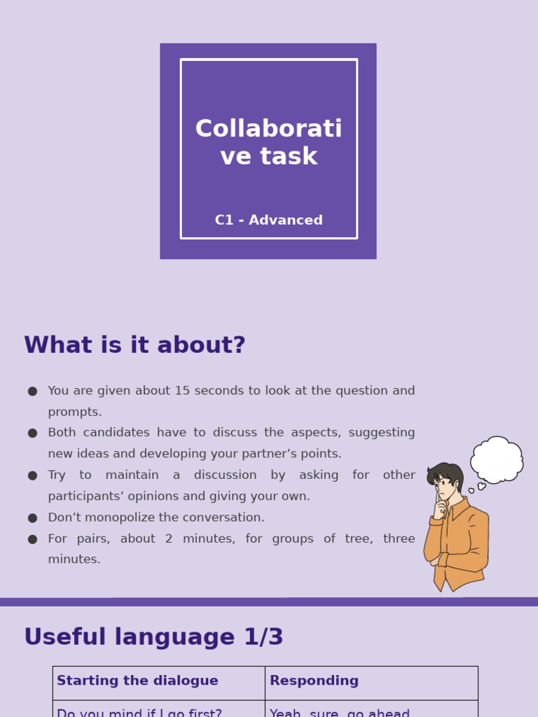 Collaborative Tasks C1 | PDF