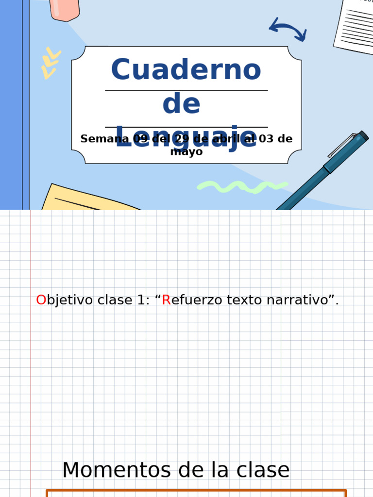 Lenguaje 5to Semana 10 Del 06 Al 10 de Mayo Refuerzo | PDF | Artes del ...