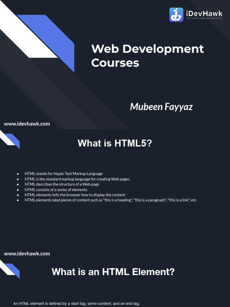Course of HTML | PDF | Hyperlink | Html Element