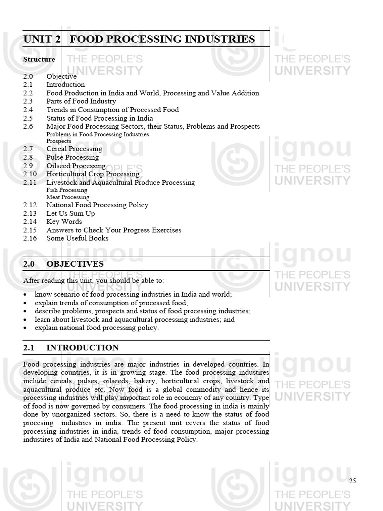 Unit 2 | PDF | Meat | Foods