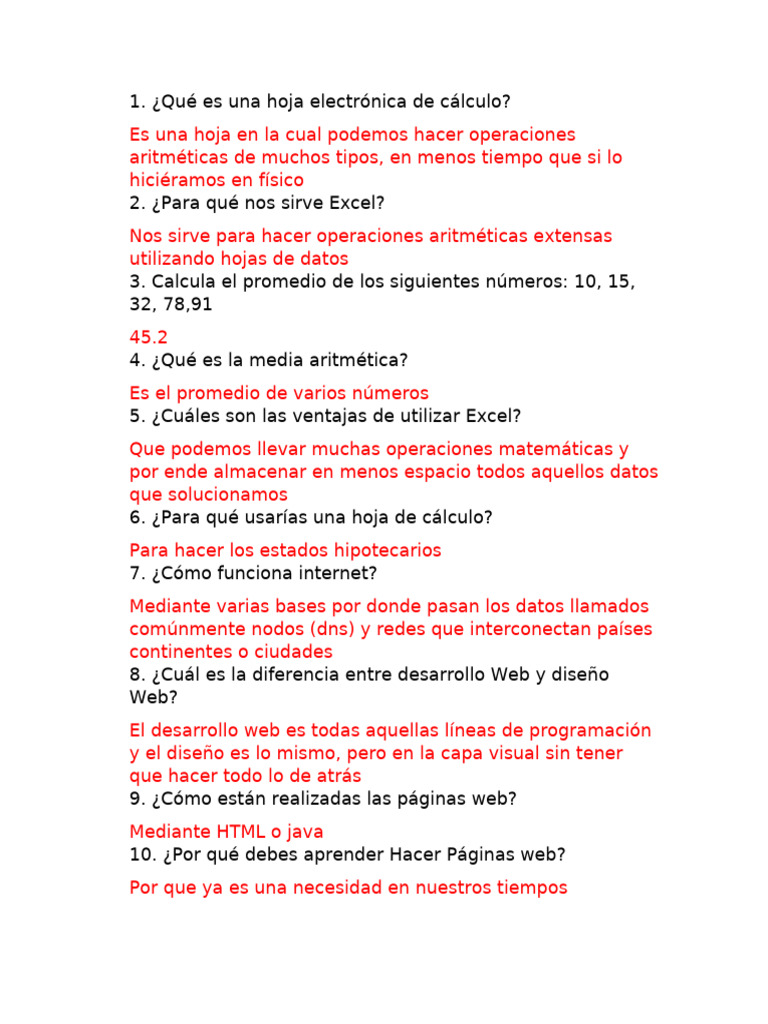 Conceptos Basicos de Excel | PDF Conceptos Basicos de Excel | PDF