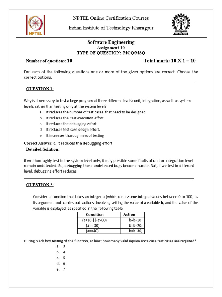 SE - 2024 - Assignment 10 | PDF | Software Bug | Function (Mathematics) SE - 2024 - Assignment 10 | PDF | Software Bug | Function (Mathematics)