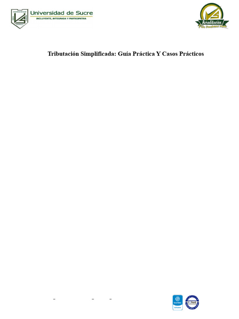 Tributación Simplificada Guía Práctica Y Casos Prácticos | PDF | Herencia | Impuestos