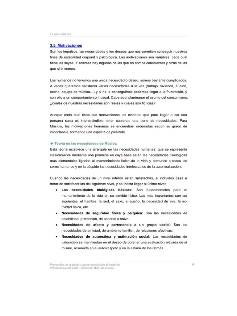 Psico Personalidad | PDF