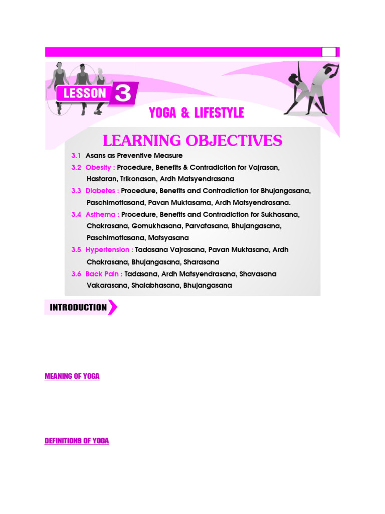 Physical Education 12th Class | PDF | Asana | Diabetes