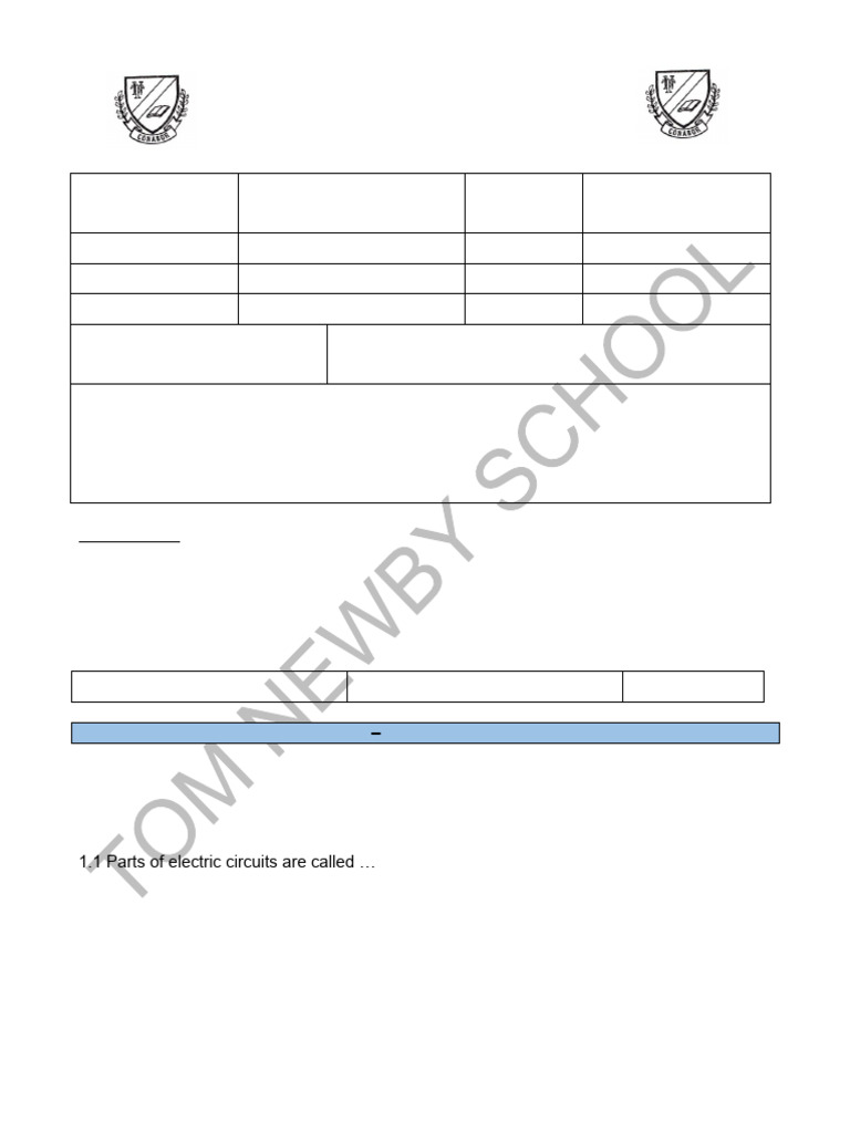 Grade 6 Natural Science Exam 2021 | PDF | Planets | Terrestrial Planets
