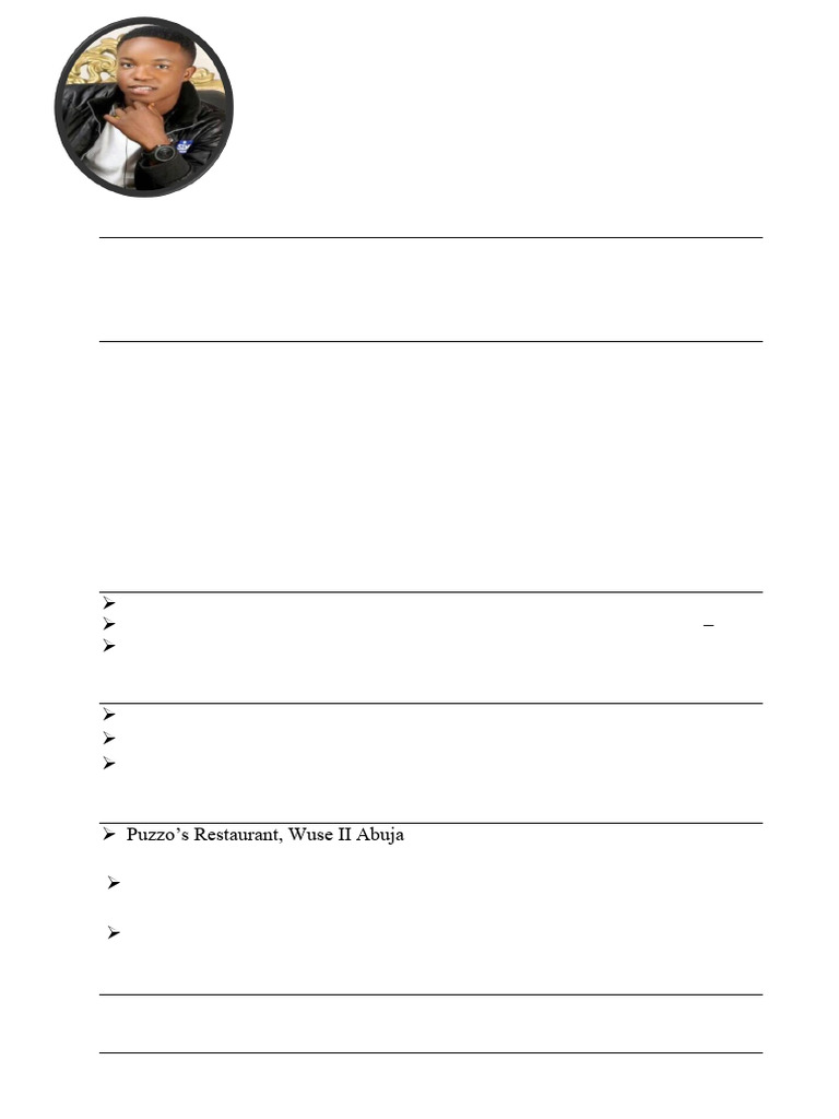 Godwin Friday's Resume Overview | PDF
