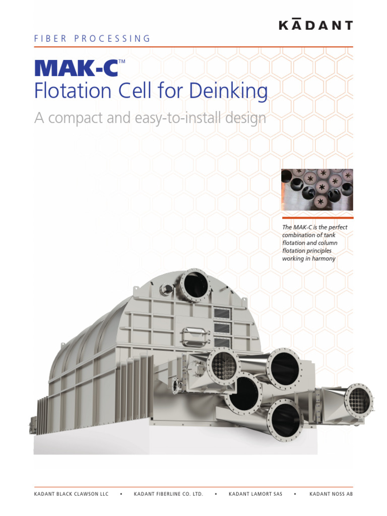 MAK-C Flotation Cell For Deinking | PDF