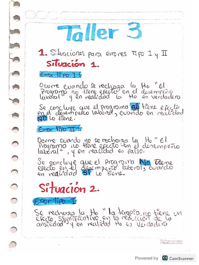 Taller 3 Estadística | PDF