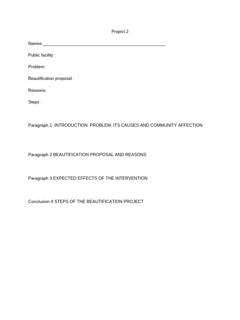 Project 2 Outline | PDF | Business | Technology & Engineering