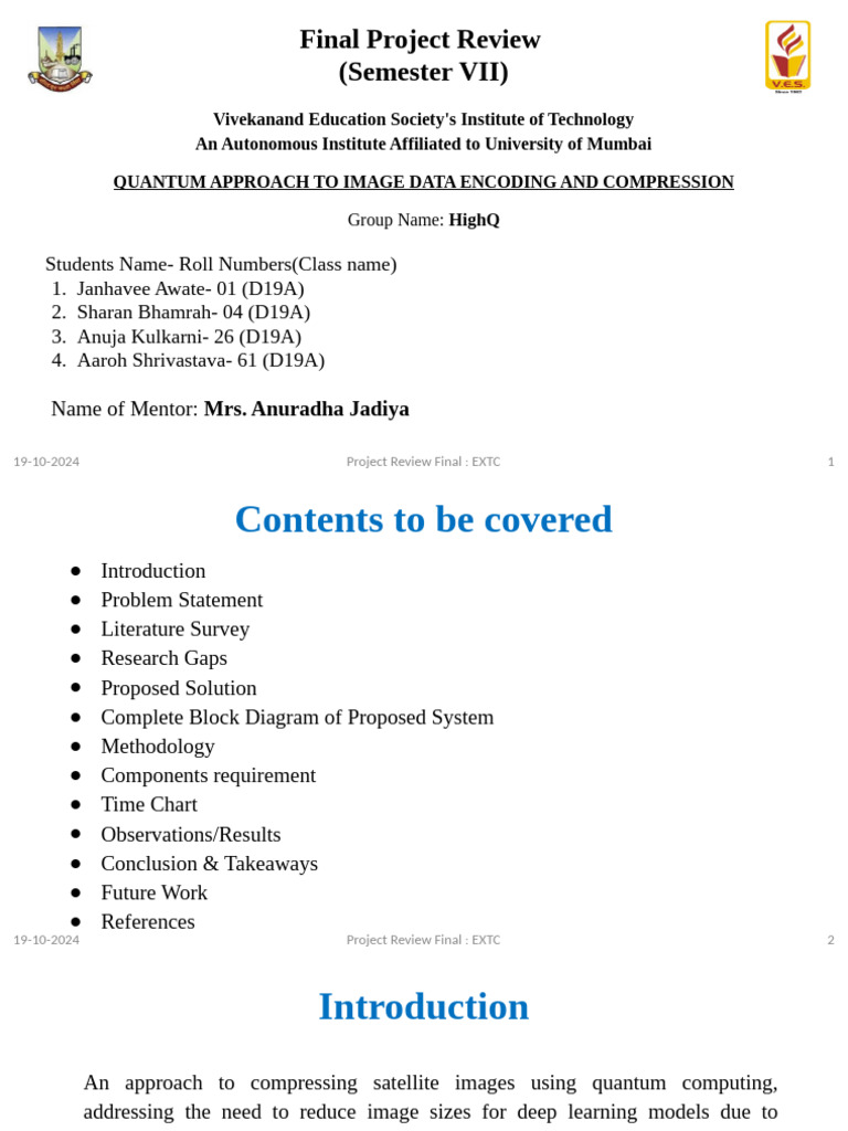 Quantum Image Compression Techniques | PDF | Data Compression | Quantum Computing