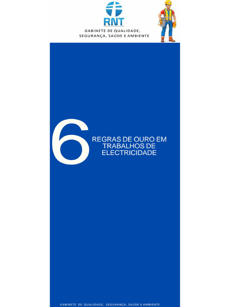 RNT - Dicas de Segurança, GSA - 6 Regras de Ouro | PDF