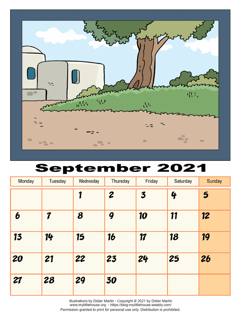 Calendar September 2021 | PDF | Jesus | Disciple (Christianity)