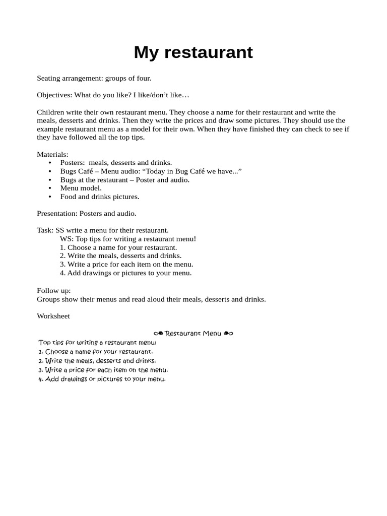 Project Menu | PDF | Self-Improvement