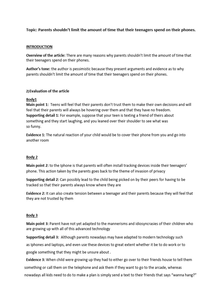 Outline Elc231 | PDF | Adolescence