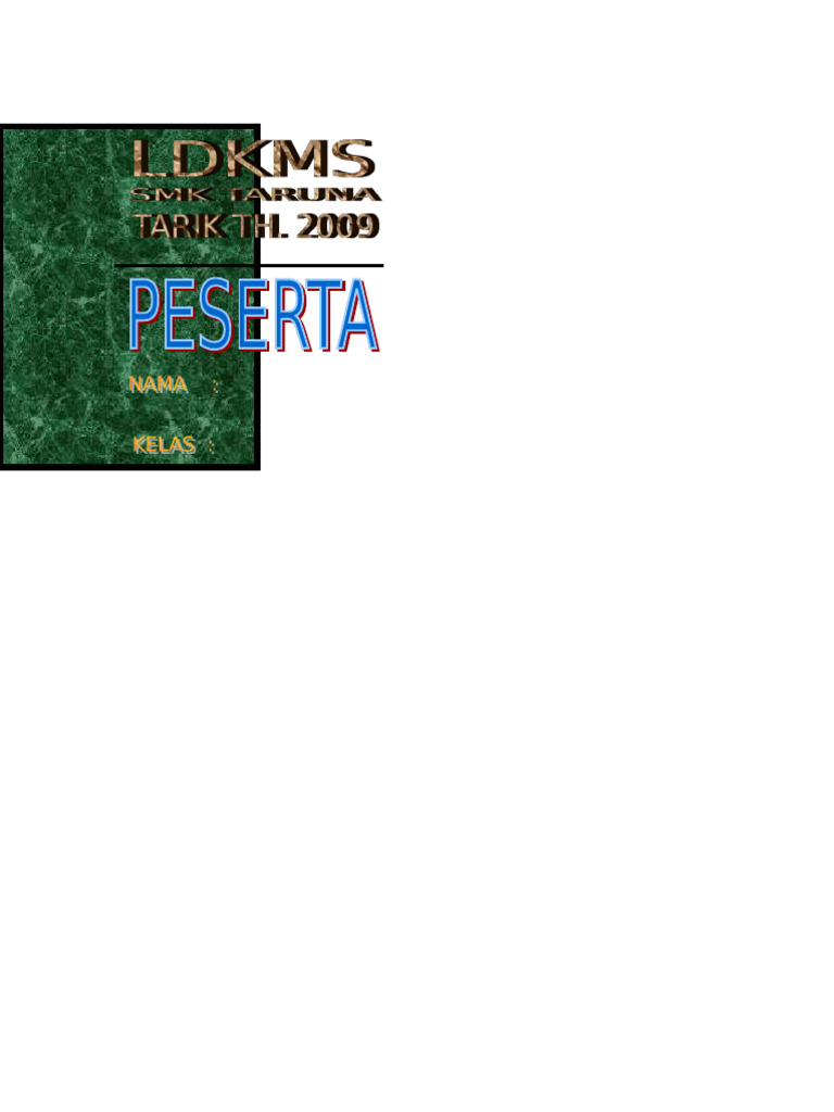 Tanda Peserta | PDF