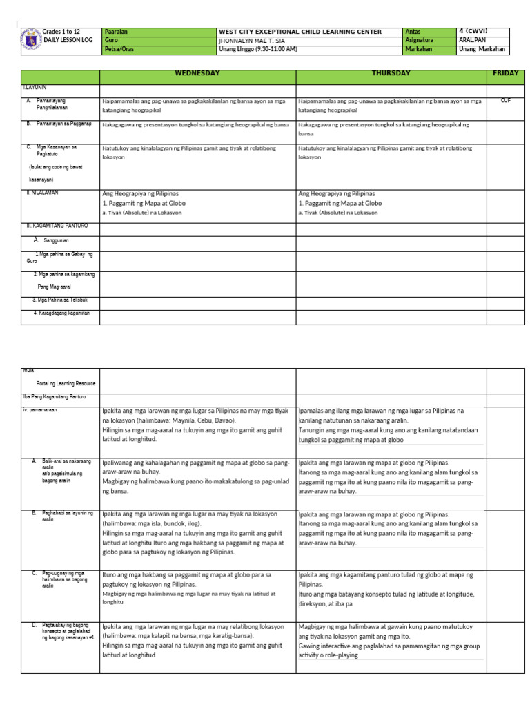 Aral Pan | PDF