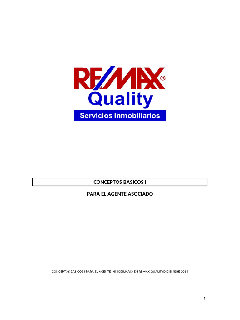 Remax Conceptos Basicos I | PDF | Hipotecas | Interés