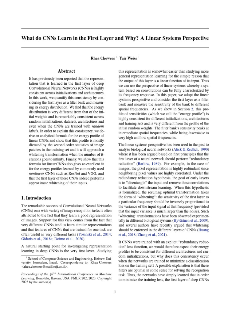 Cnns | PDF | Principal Component Analysis | Artificial Neural Network