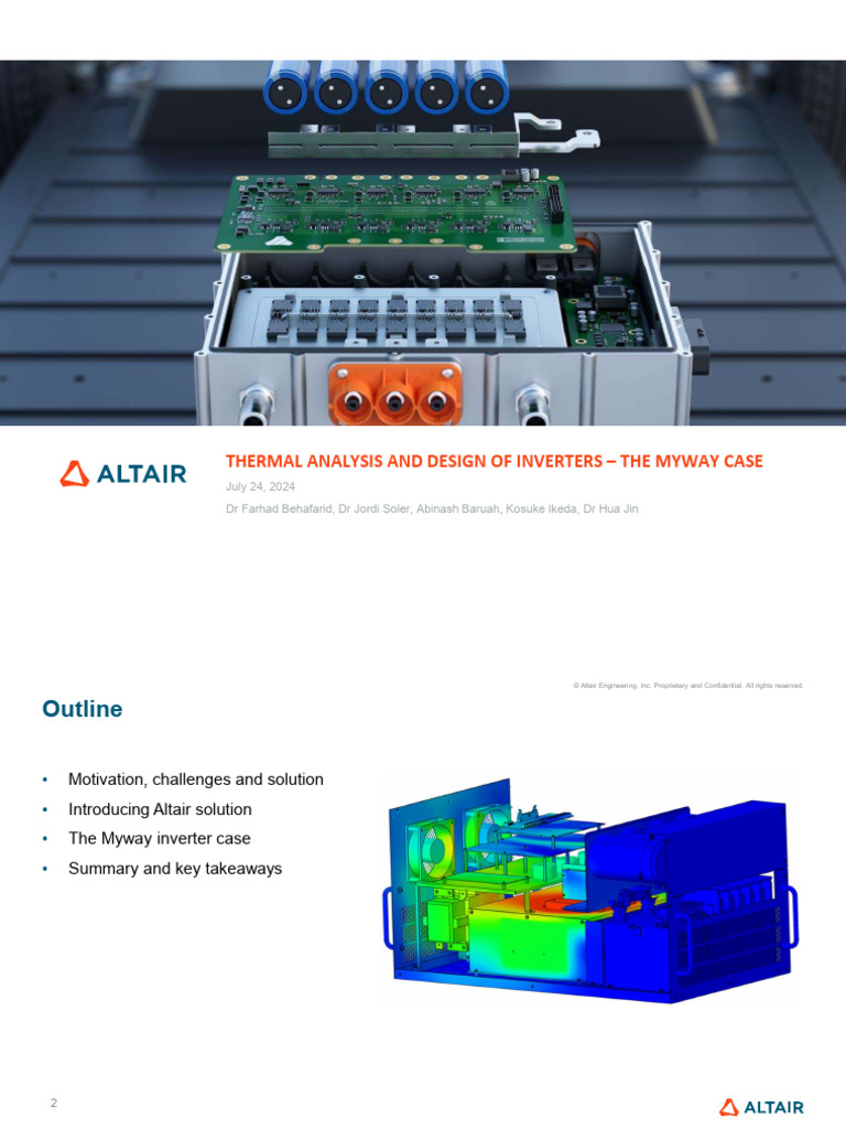 Thermal Analysis and Design of Inverters - Myway Case | PDF | Heat ...