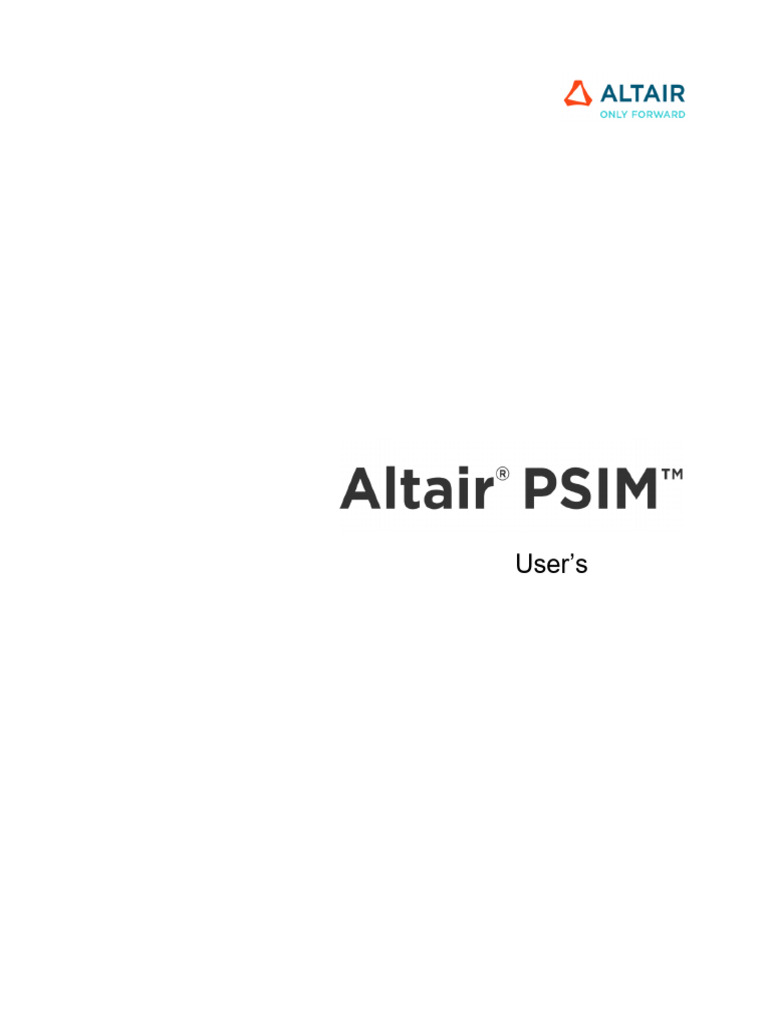 PSIM User Manual | PDF | Spice | Computer File