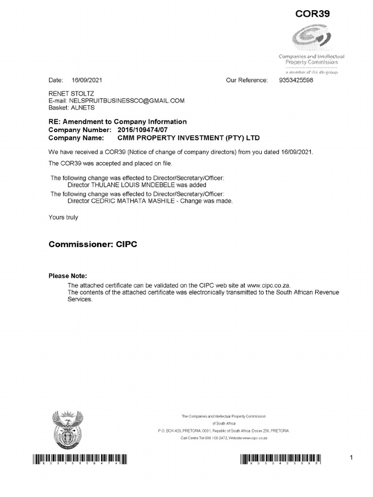 CMM Property Cor 39 | PDF