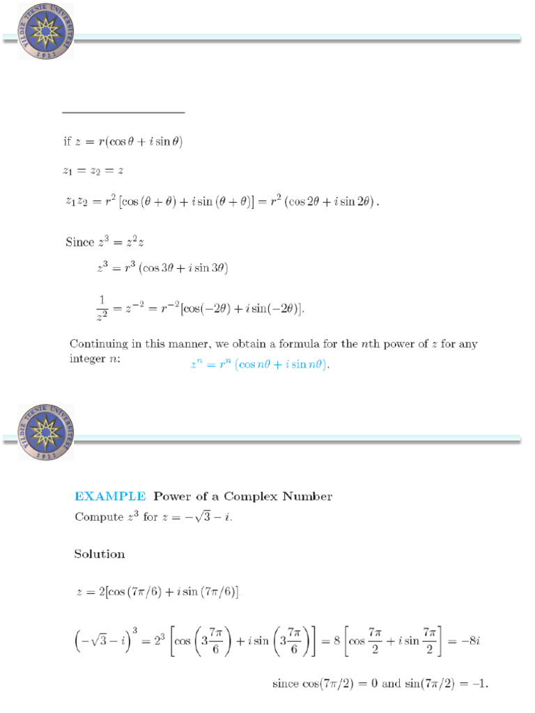 Eng. Math. Course Note - 2 | PDF | Function (Mathematics) | Complex Number