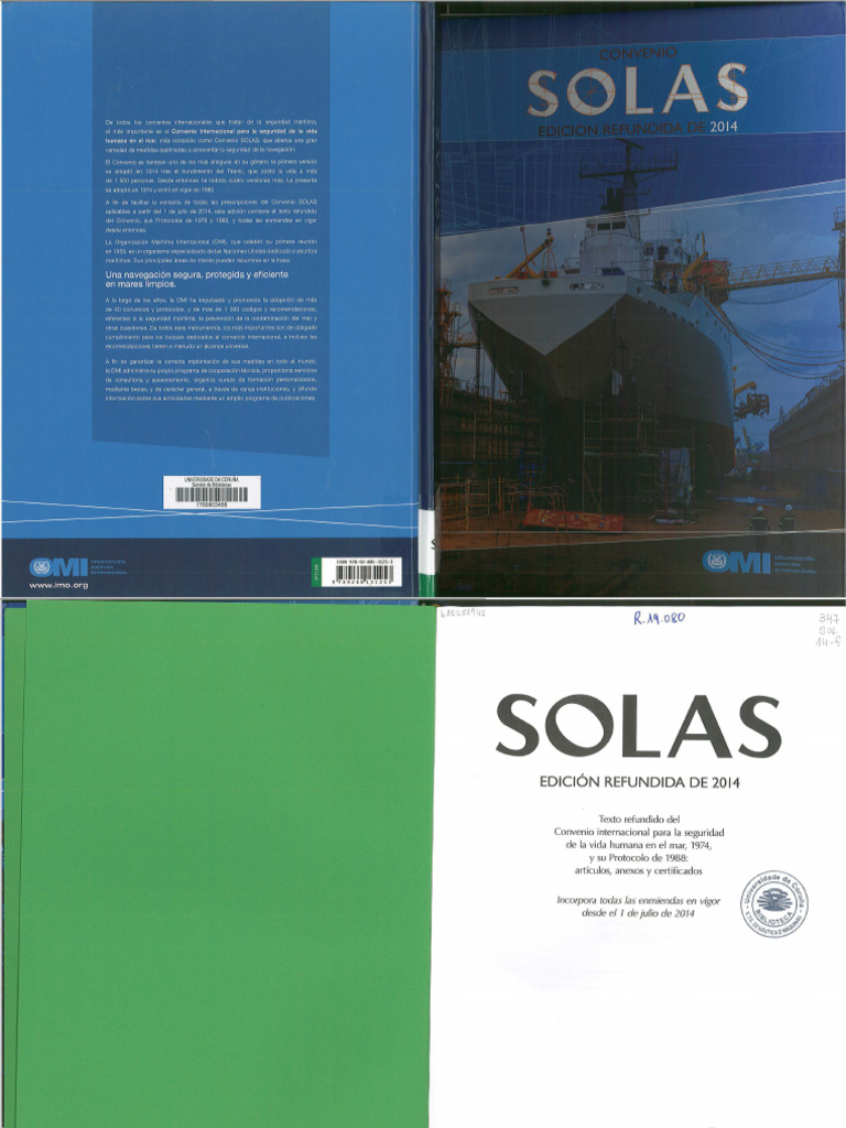 SOLAS Refundida 2014 (Español) | PDF
