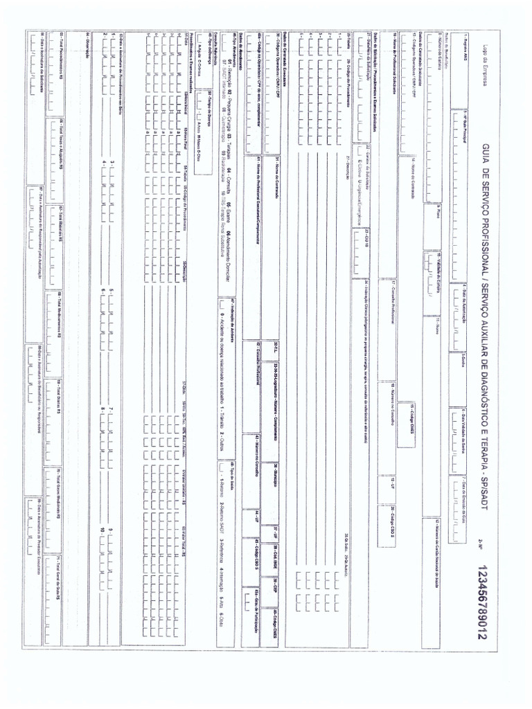 Guia Sadt em Branco | PDF