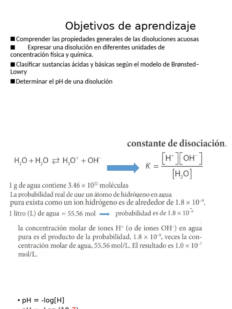 PH Soluciones Equilibrio Acido Base | PDF | Ph | Física Aplicada e ...