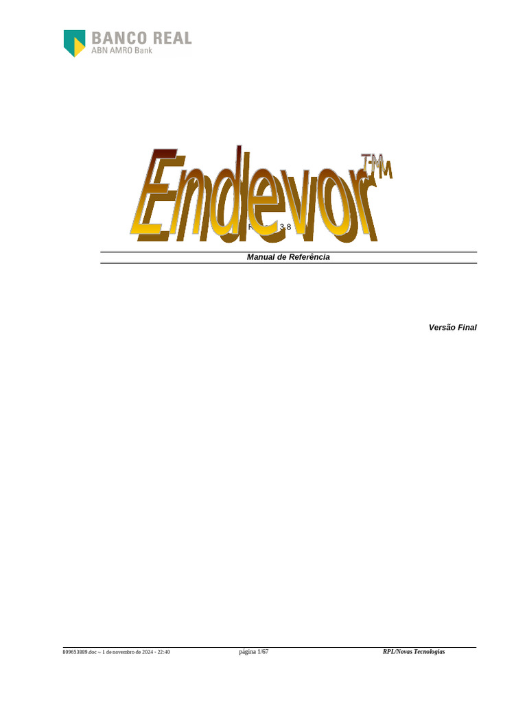 Manual Endevor ABN Real | PDF | Biblioteca (informática) | IBM DB2