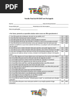 Escala M - Chat | PDF | Brinquedos