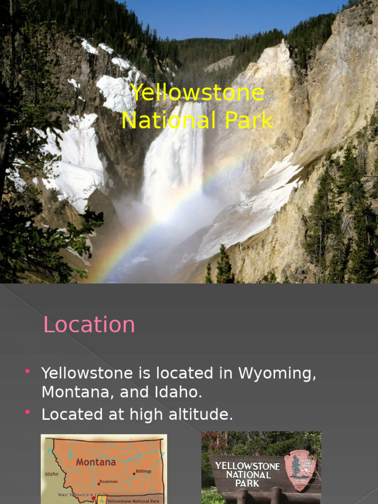 Єлестоунський нац парк | PDF | Yellowstone National Park