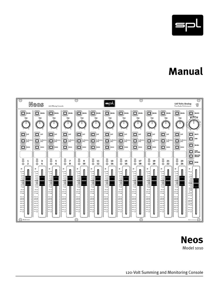 SPL Neos Eng | PDF | Electrical Engineering | Electronics