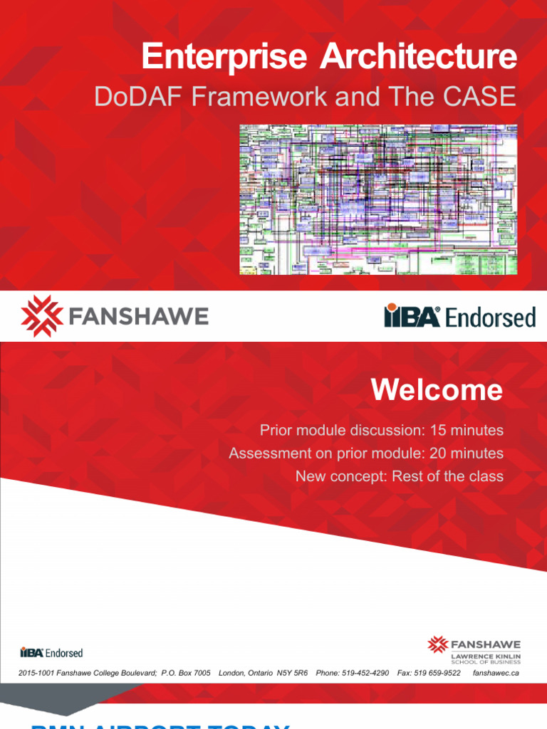 Module 04 EA DoDAF & Case Part 1 Week 5 | PDF | Airport | Data Model