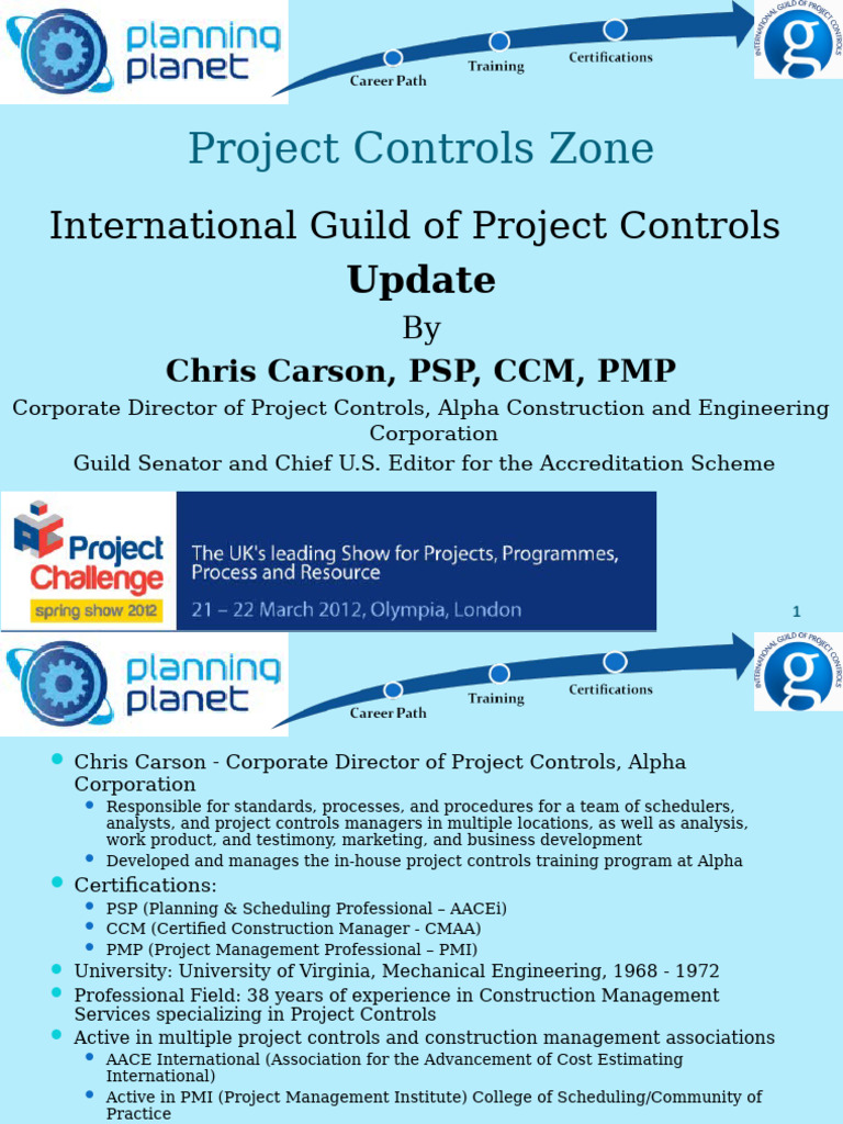Chris Carson | PDF | Project Management | Governance