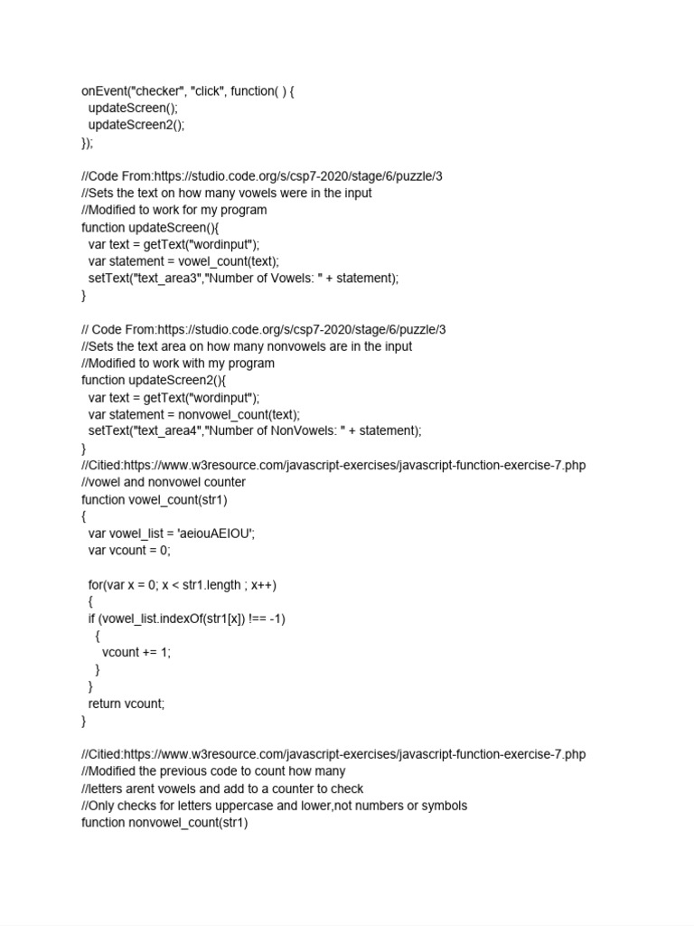 PT Code For AP CS Exam | PDF