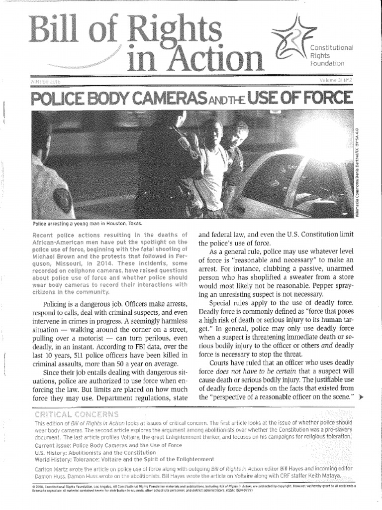 Police Body Cameras | PDF
