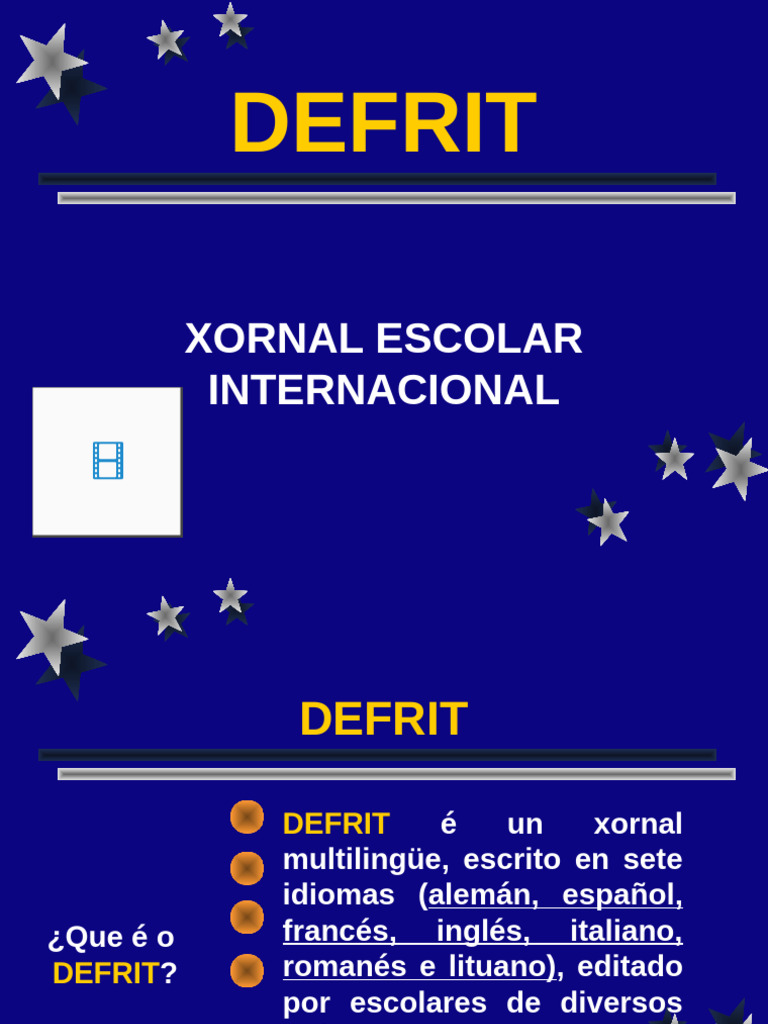 Presentación DEFRIT | PDF